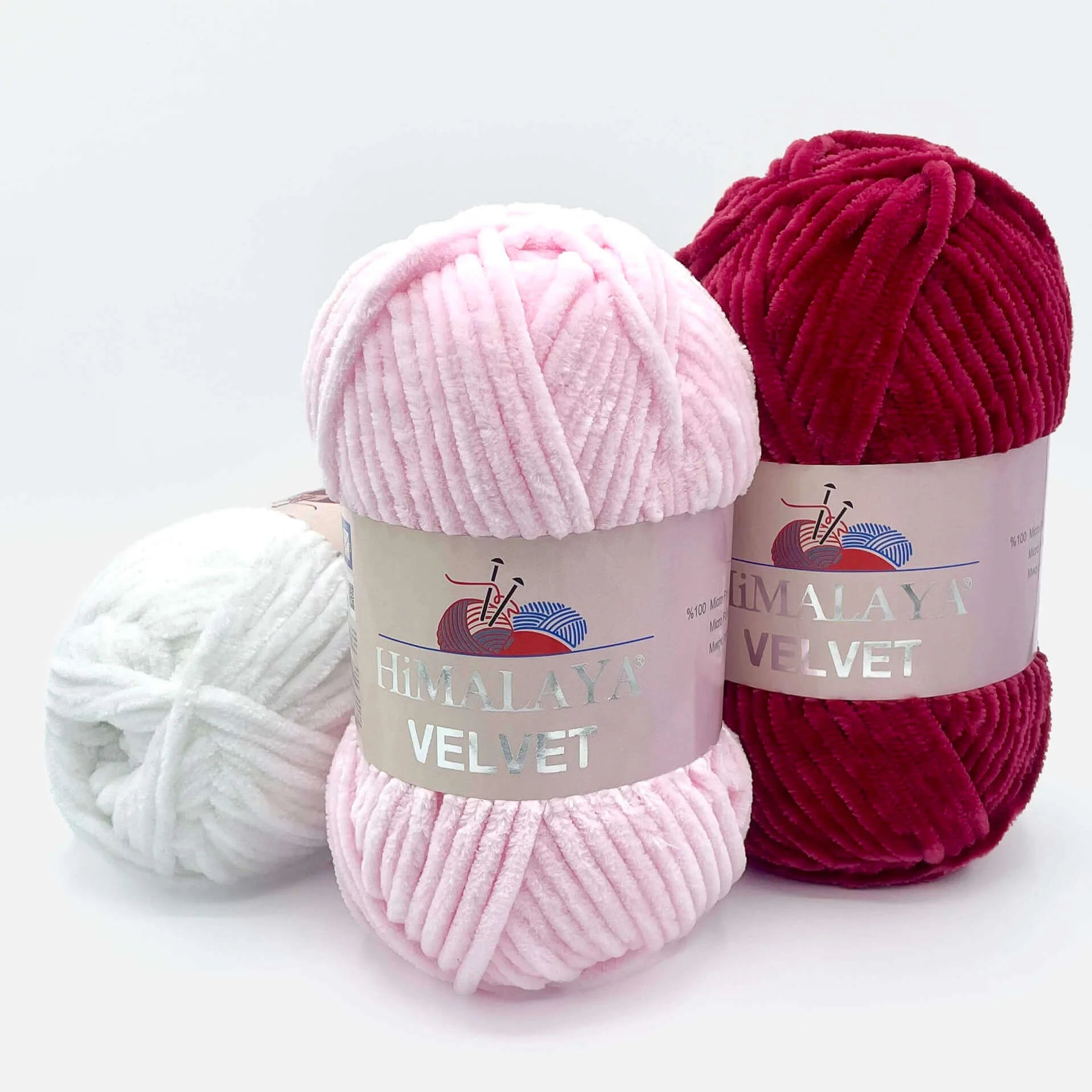 Fil chenille pour Amigurumi et crochet - Velvet Himalaya